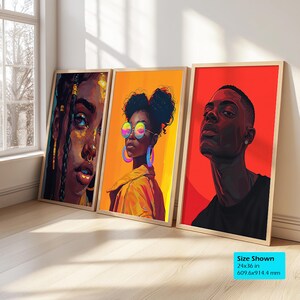 28 Afrocentric Art Mega Bundle: Black Art Prints, Gallery Wall Decor ...