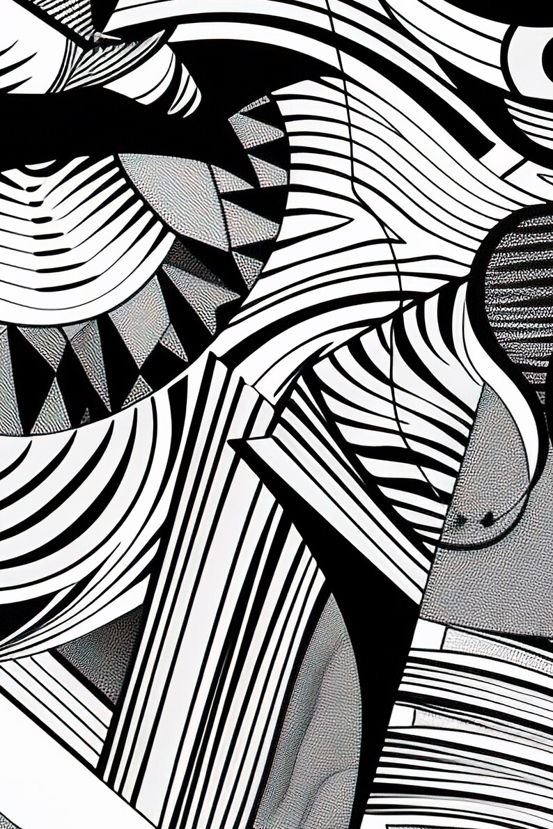 3 Piece Poster Set Large Black & White Bundle Wall Art Downloadable ...