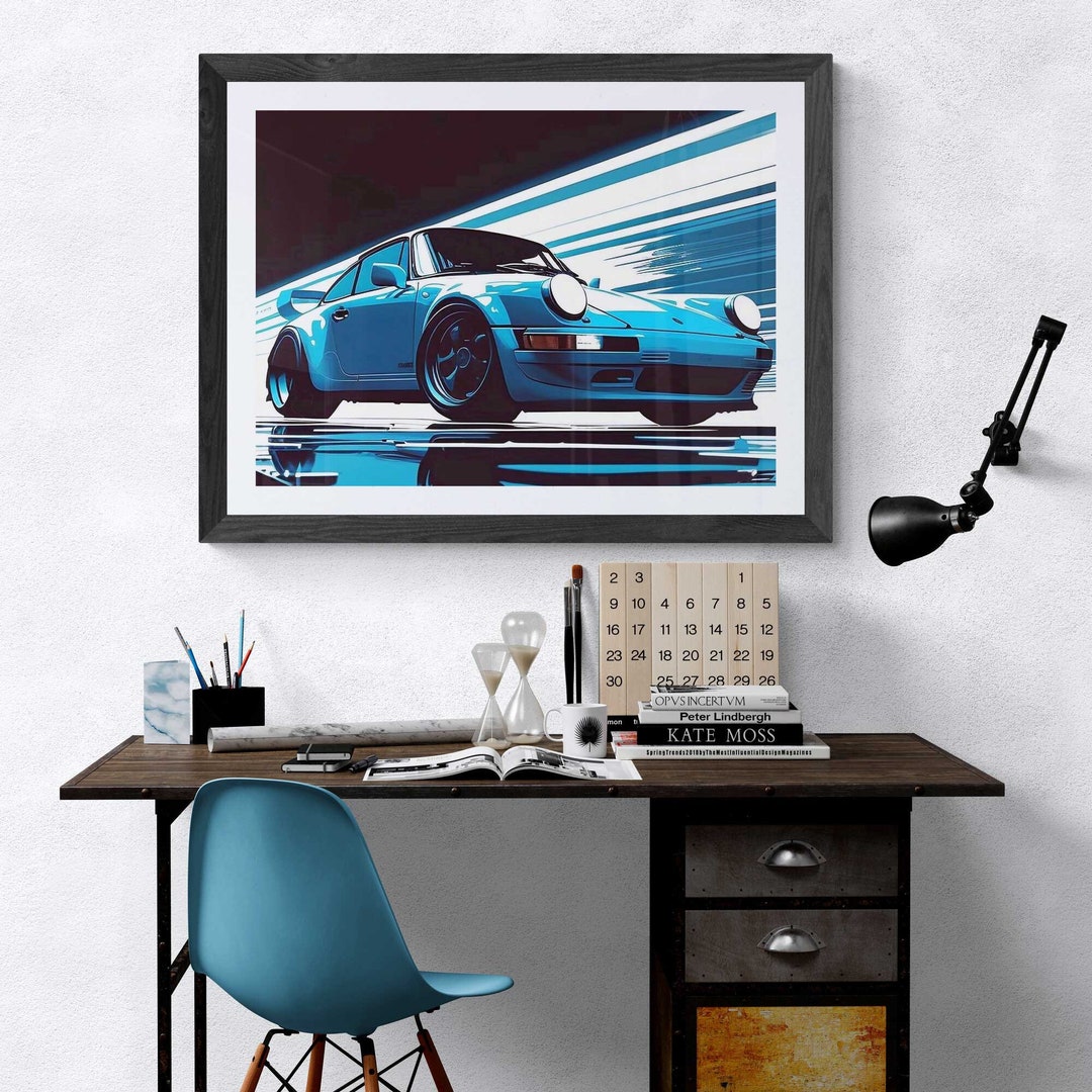 Articolabs Porsche Wall Art | Porsche Wall Art Print Gift | Porsche 911 ...