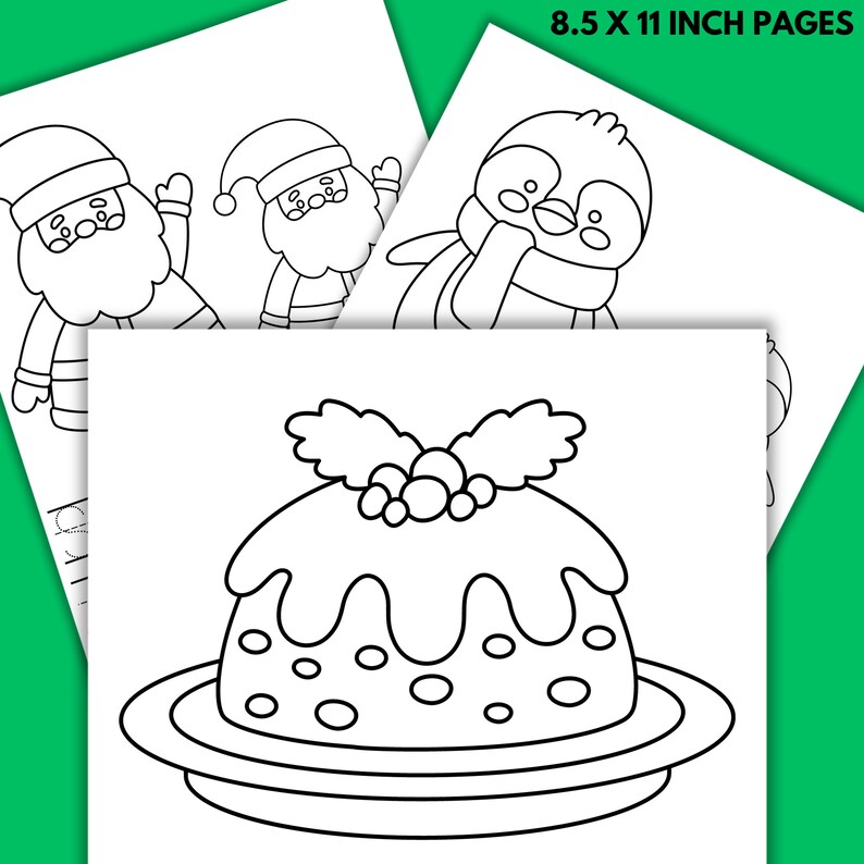 Christmas Coloring Pages A to Z, Coloring Book, Letter Tracing, Abc's ...