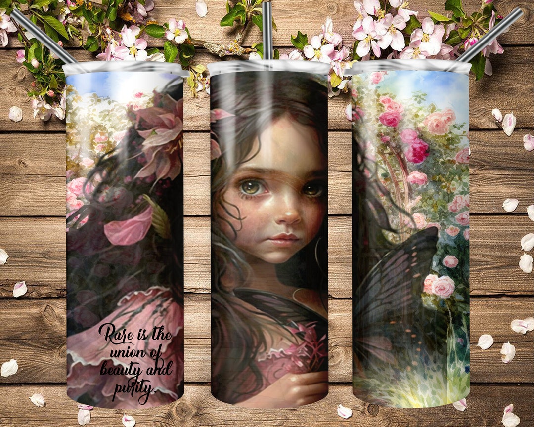 Fairy - Mystical - Beauty - Purity - Floral - Tumbler - 20oz Tumbler - Etsy