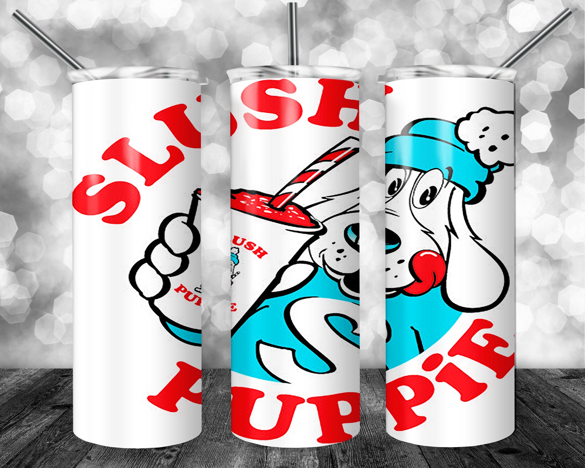 Polar Bear Slushie Ice 3 Designs 20oz Tumbler - Etsy