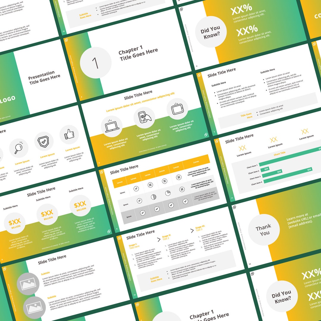 Fun, Fresh, Professional Business Presentation Template - Google Slides ...