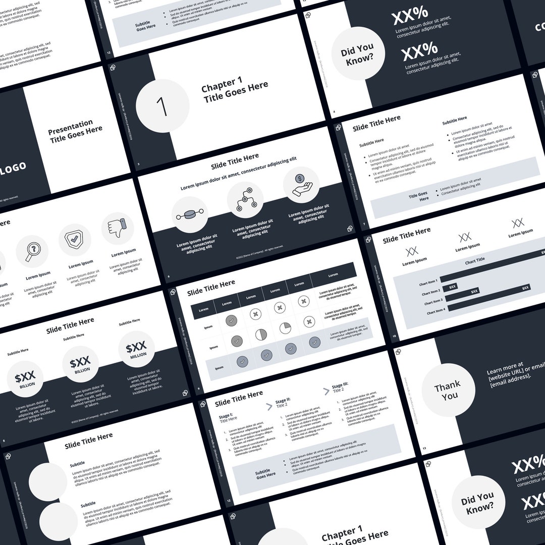 Professional Business Presentation Template - Google Slides and ...