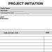 Project Planning, Digital Download, Project Initiation Template ...