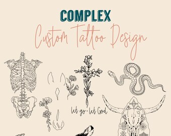 Complex Tattoo - Etsy