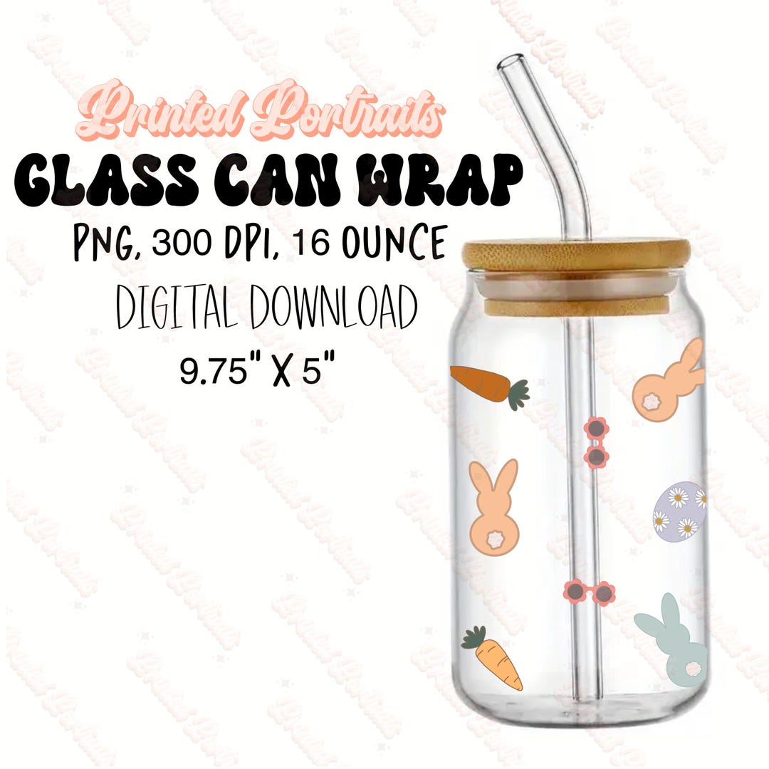 Groovy Easter Glass Libbey Cup Wrap - Etsy