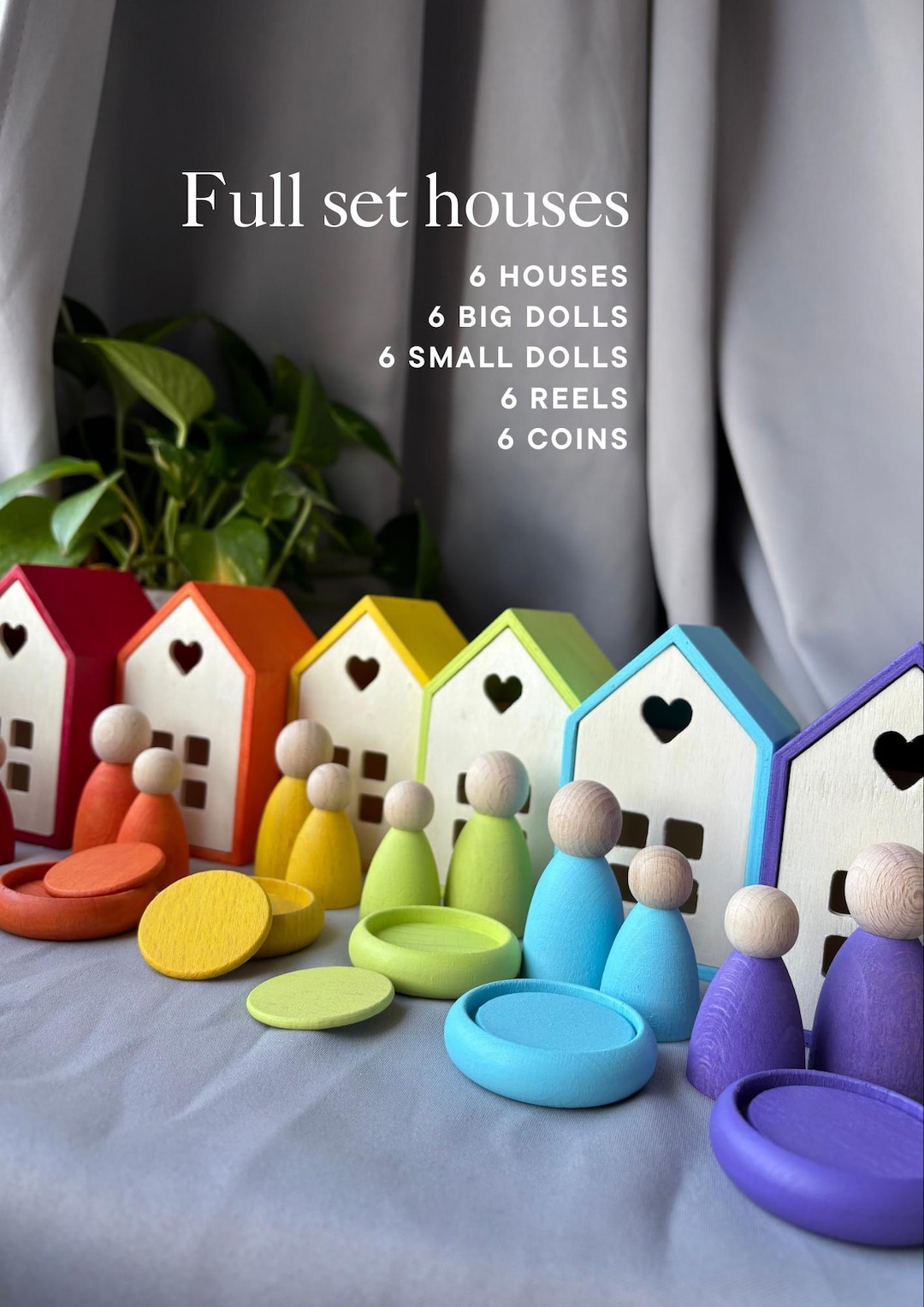 SET WITH HOUSES - Etsy