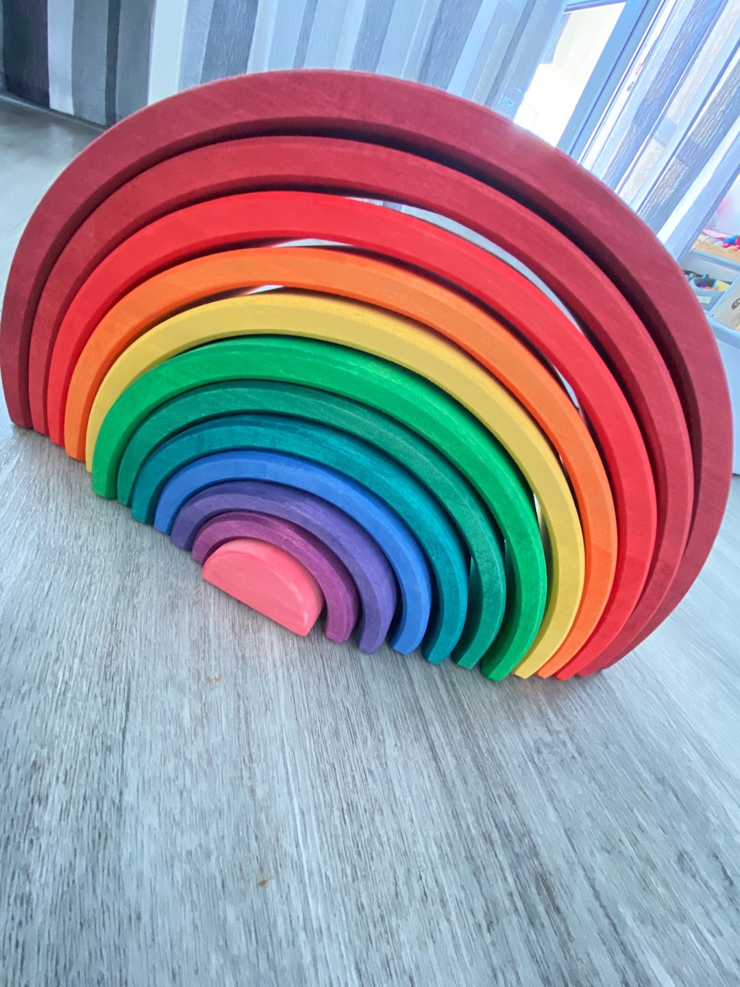 Wooden Rainbow 12 Arcs - Etsy