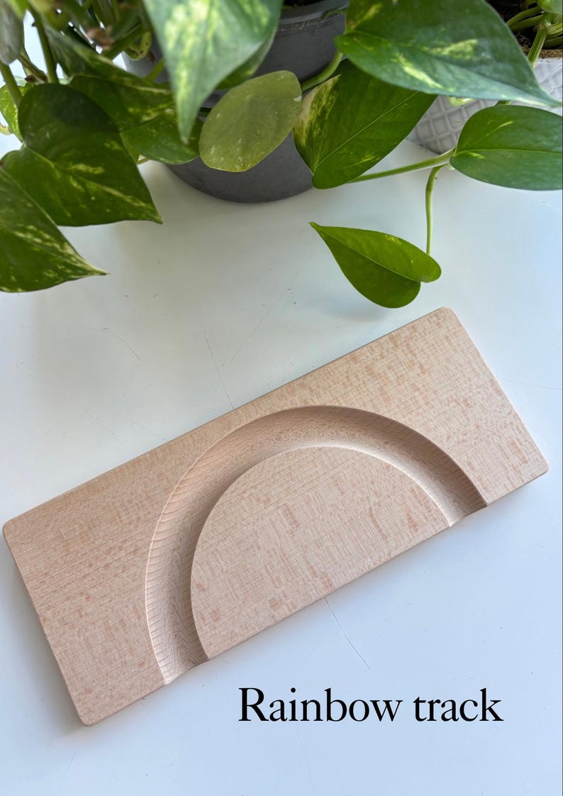 Wooden Ball Track: Montessori Educational Toy - Etsy