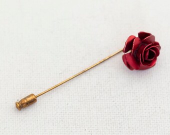 Red Rose Pin - Etsy