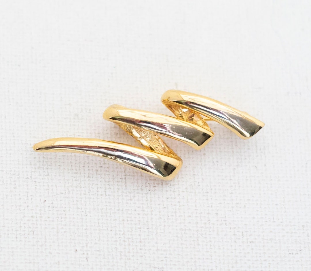 Vintage Thunder Strike Gold Tone Brooch T9 - Etsy