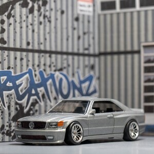 Custom Hot Wheels Mercedes-benz 560 SEC AMG Mattel - Etsy