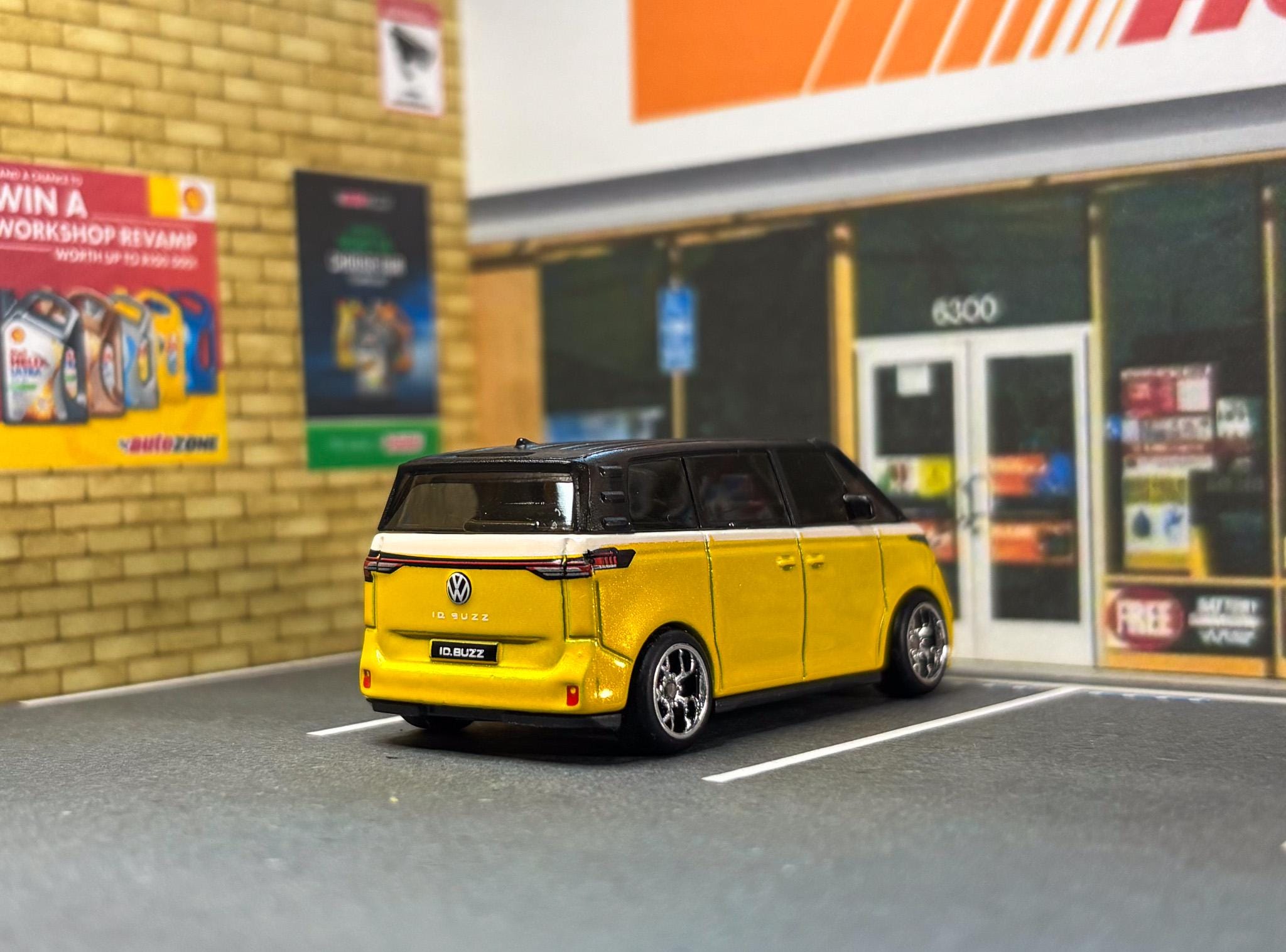 Custom Yellow VW ID Buzz Hot Wheels: Diecast Electric Van - Etsy