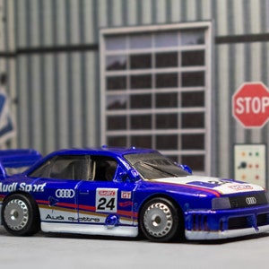 Custom Hot Wheels Audi '90 Quattro - Mattel - Diecast - Audi - Race Car ...