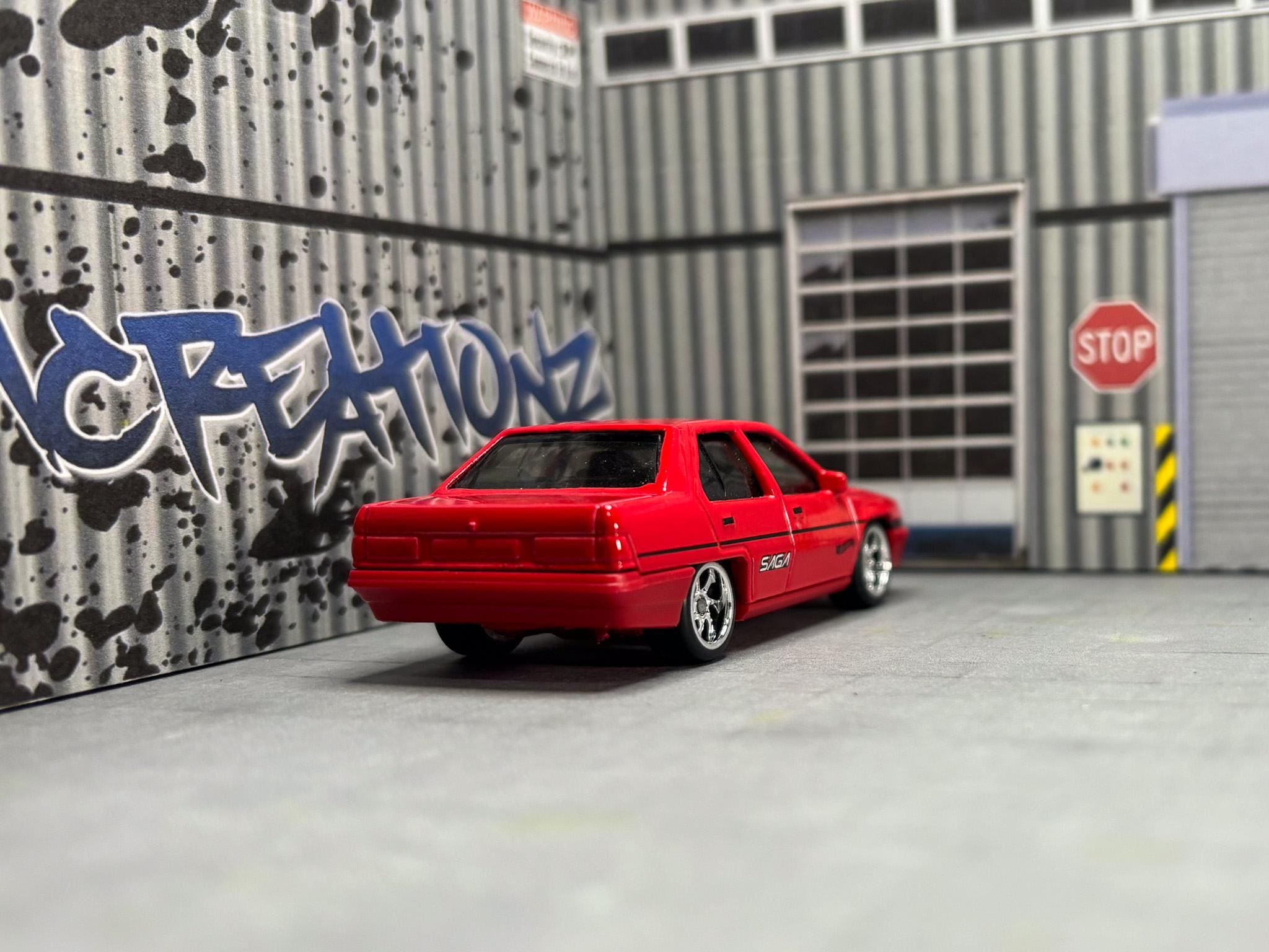 Custom Hot Wheels Proton Saga - Mattel - Diecast Car - Custom Car - Car ...