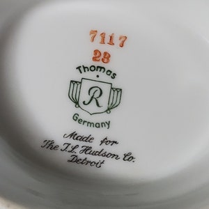 Vintage 30's Thomas Rosenthal Pastel Poppy Porcelain Gravy Boat W ...