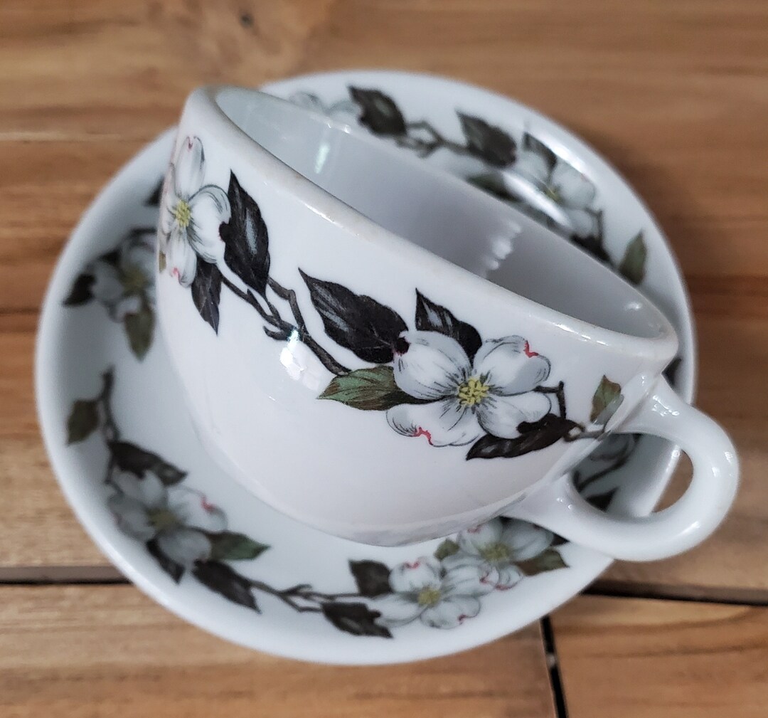 Shenango China Dogwood Restaurant Ware 14pc Dining Set Dinner Plate ...