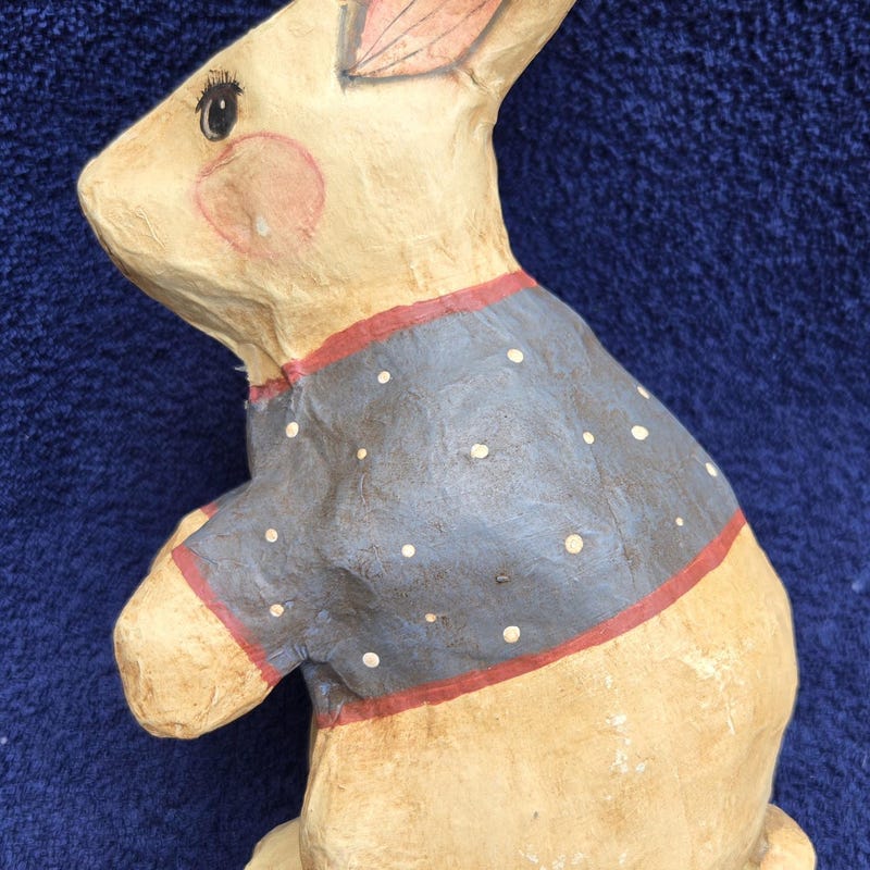 Paper Mache Bunny - Etsy