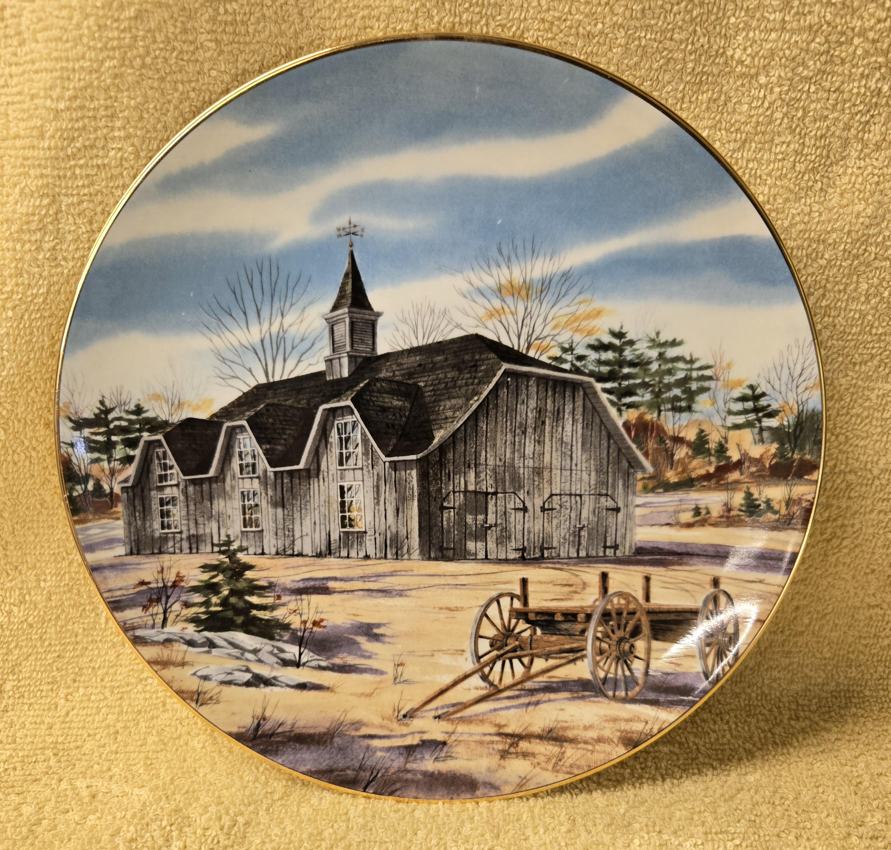 VICTORIAN BARN the Vanishing American Barn Plate Harris Hien Franciscan ...