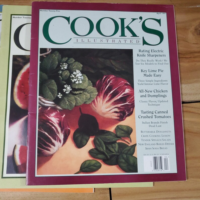 Lot of 5 Cook's Illustrated Magazines 1997 Cooking Variety All Months ...