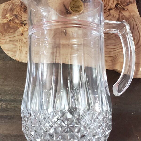 Lead Crystal Pitcher - Etsy