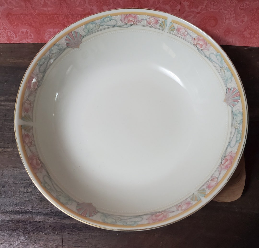 ROYAL LIMITED Egyptian Shell 9" Round Vegetable Bowl Vintage 1990s ...