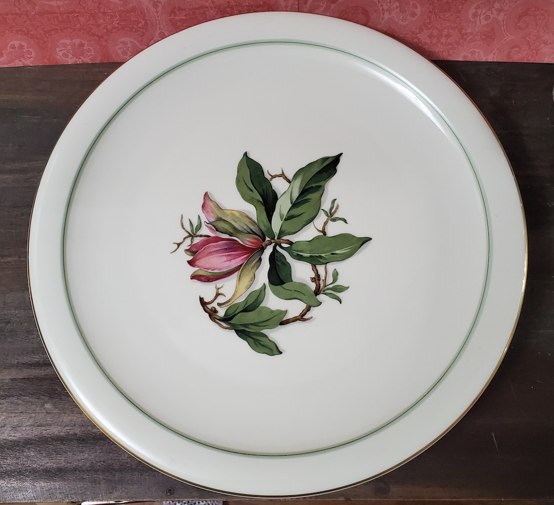 Franconia Krautheim Selb Bavaria Germany Blossoms of Spring Chop Plate ...