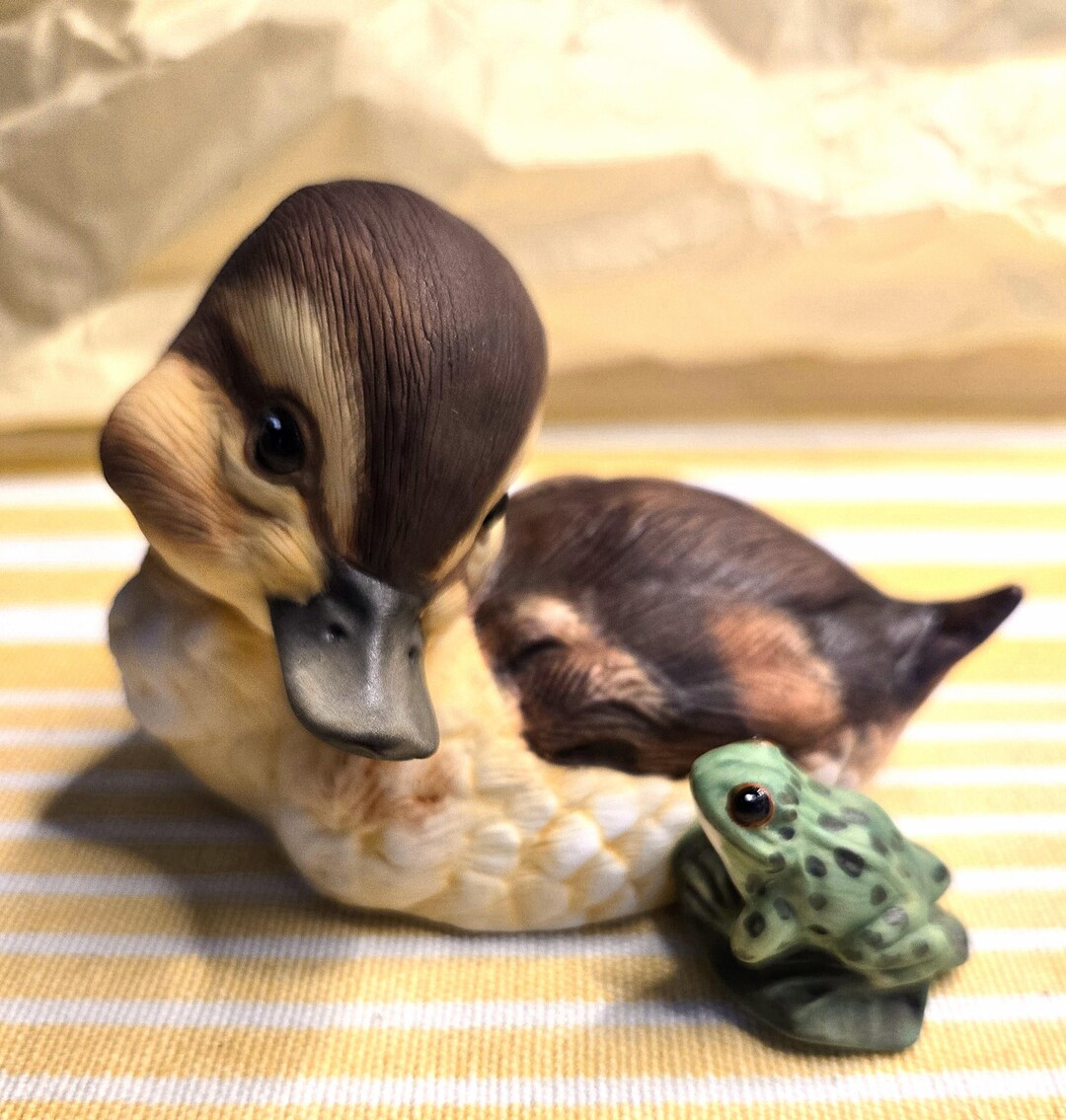 Vintage 1985 Franklin Mint Deborah Bell Jarratt Ahoy Duck Porcelain ...