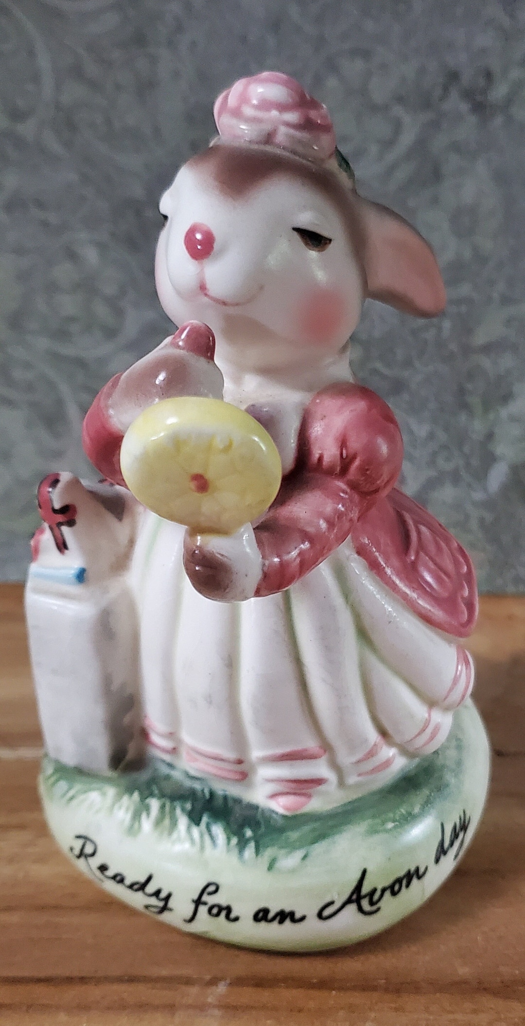 Precious Moments Made for Avon Ready for an Avon Day Girl Bunny ...