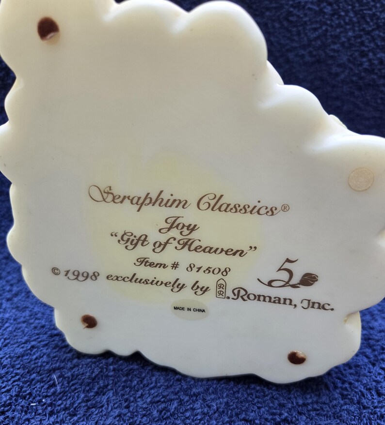 Seraphim Classics Roman Angel 1998 JOY Gift of Heaven #81508 COA ...