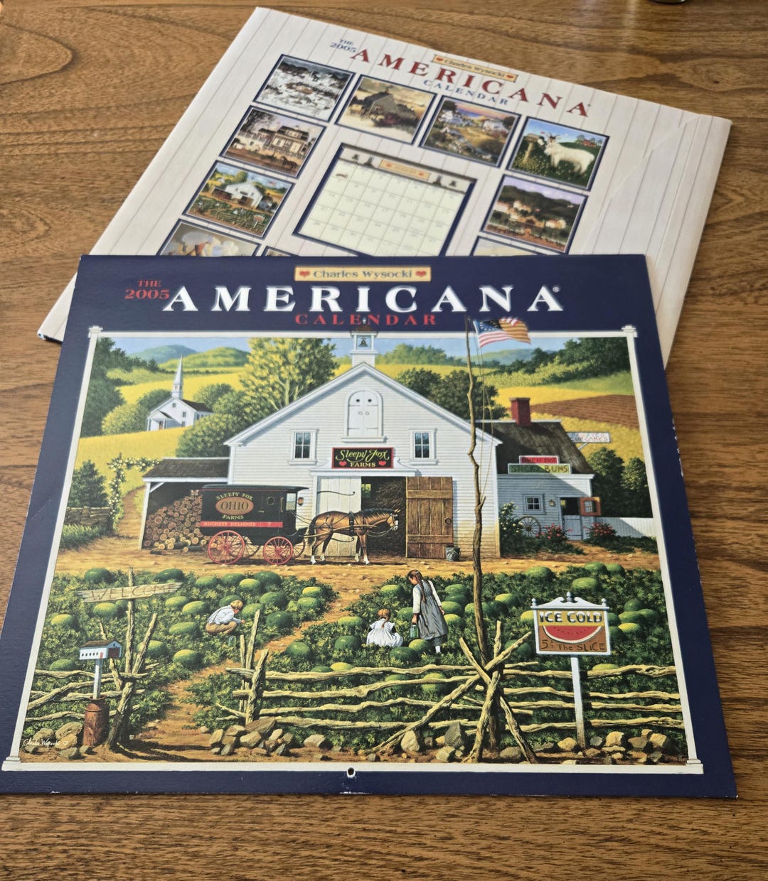 Vintage Charles Wysocki Americana 2005 Wall Calendar W/cover Never Used ...
