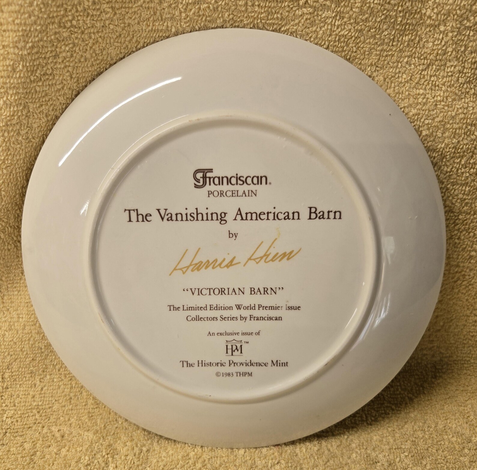 VICTORIAN BARN the Vanishing American Barn Plate Harris Hien Franciscan ...