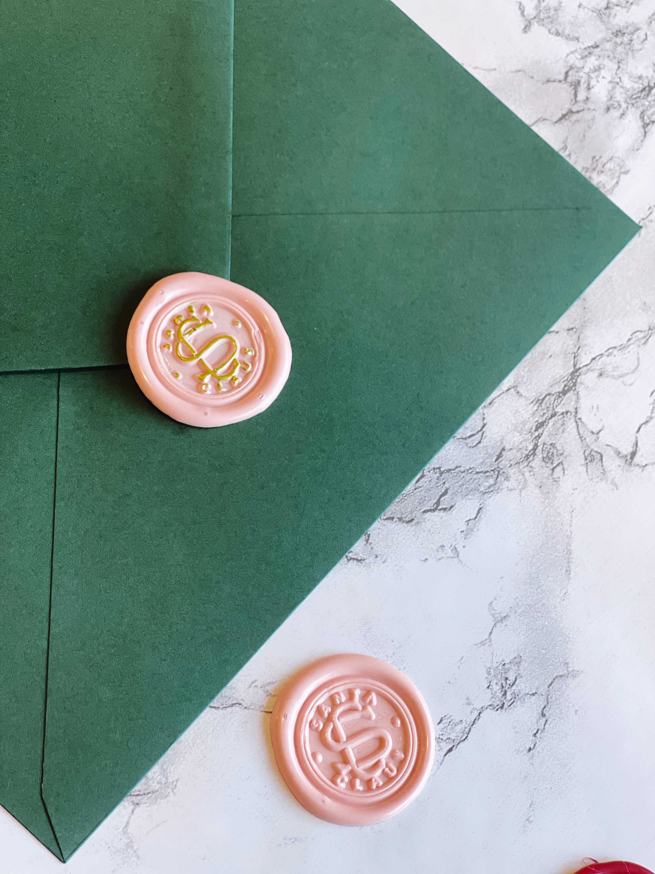 Wax Seal Stamp Sticker Santa Clause Monogram Logo/ Christmas - Etsy