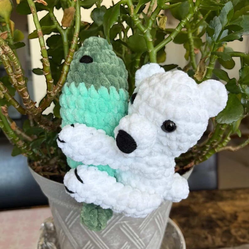 Alba Polar Bear Crochet Pattern PDF, Intermediate Amigurumi Polar Bear ...