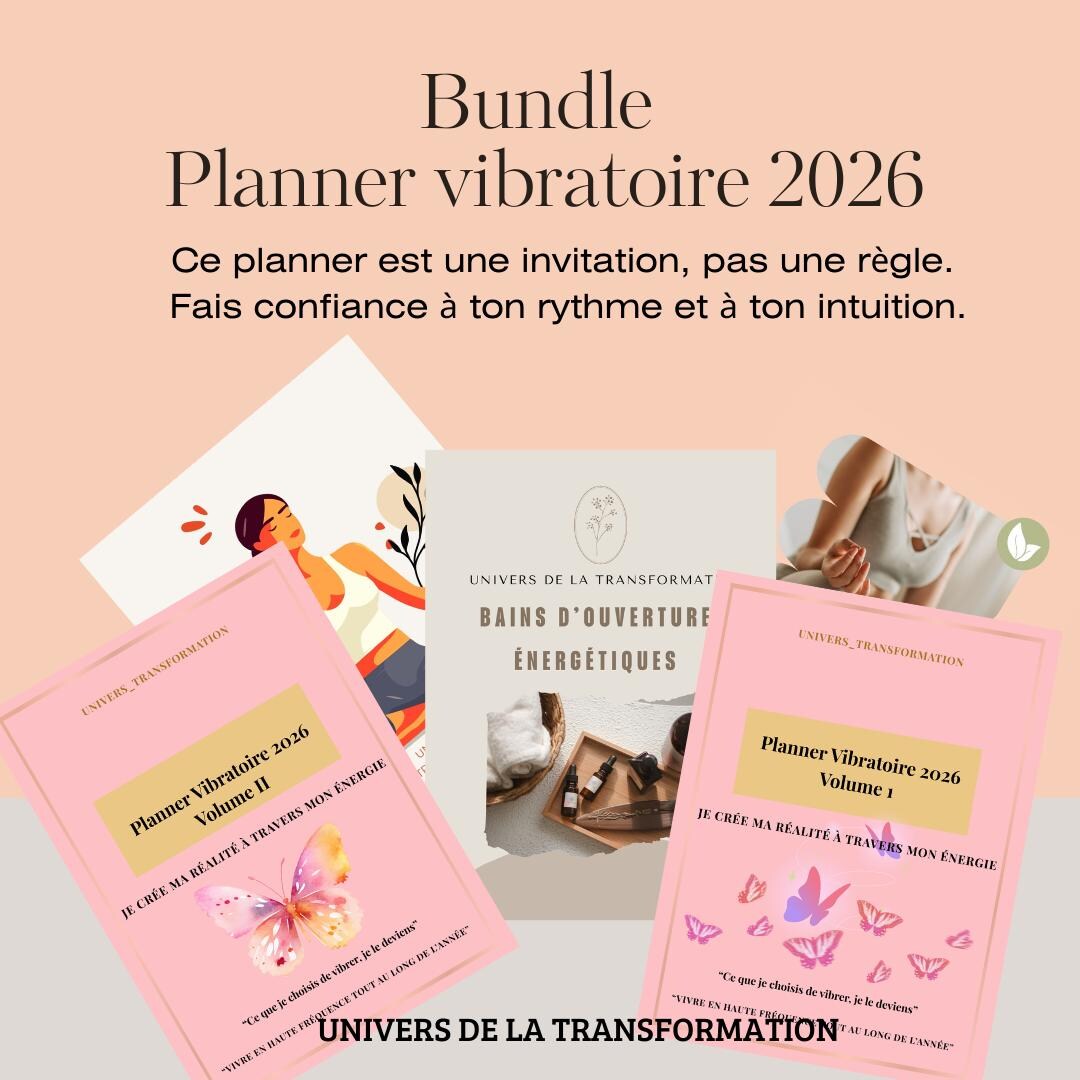 Transformation Bundle 2026 – Digital Vibration Planner, Rituals ...