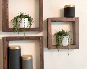 Floating Box Shelves - Etsy