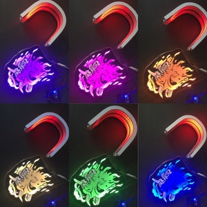 Cyberpunk Cosplay Prop Collar and Back for Self-installation in Jacket ...