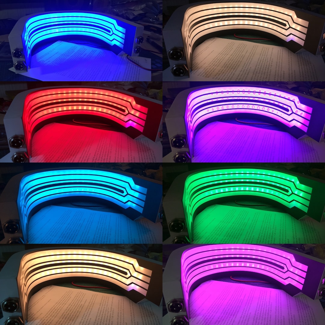 Cyberpunk Cosplay Prop Collar and Back for Self-installation in Jacket ...