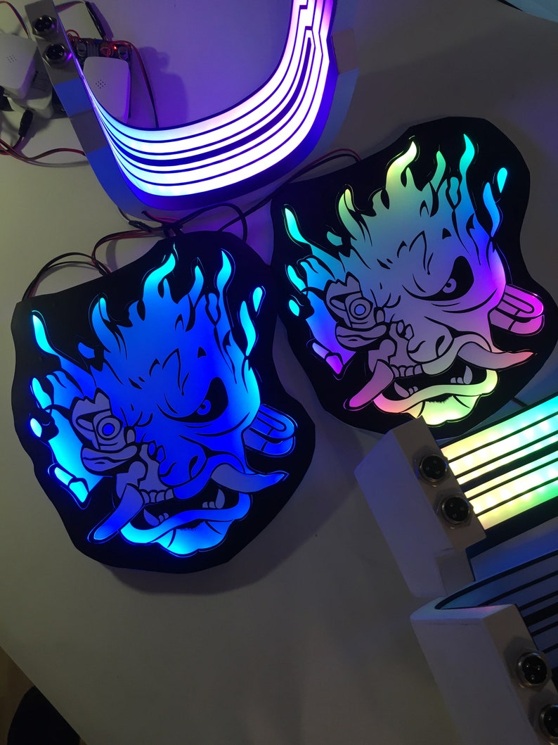 Cyberpunk Cosplay Prop Collar and Back for Self-installation - Etsy