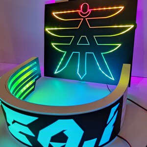 Cyberpunk Cosplay Prop Collar and Back for Self-installation in Jacket ...