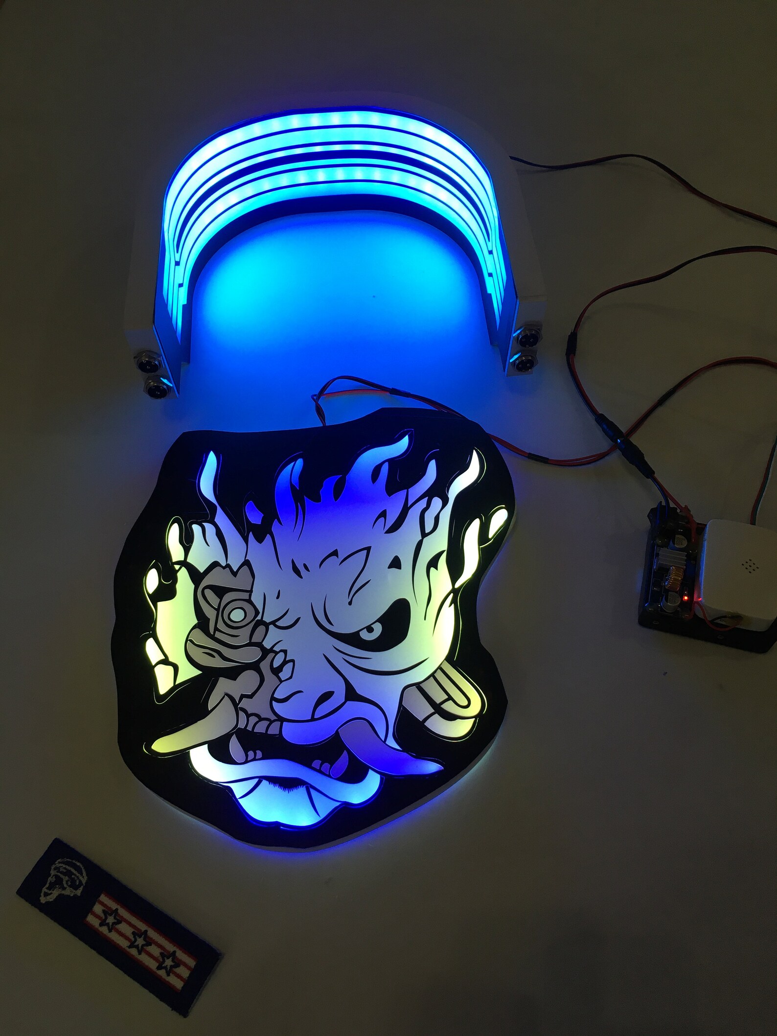 Cyberpunk Cosplay Prop Collar and Back for Self-installation - Etsy