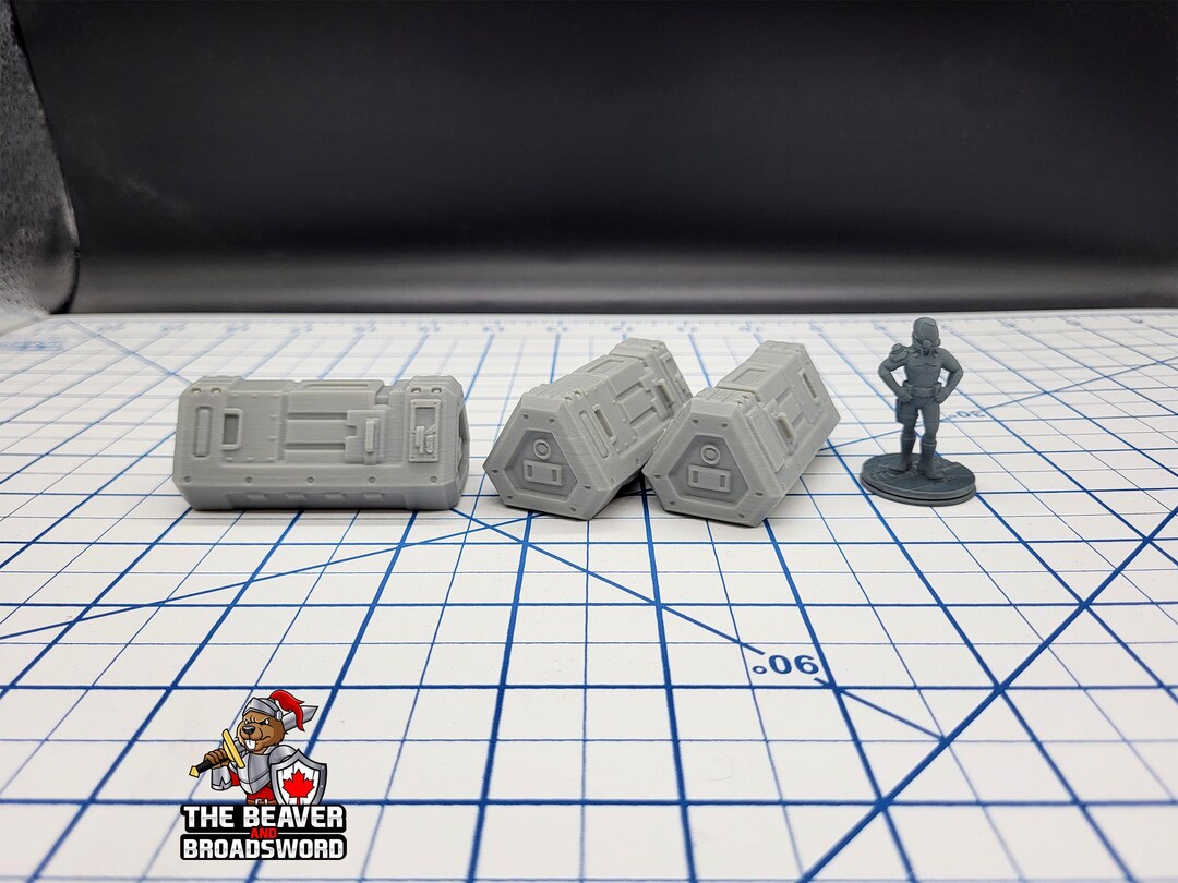 Scifi Medium Cargo Containers - EC3D , Infinity, Legion, Cyberpunk ...