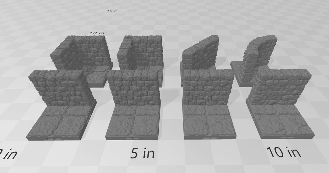 Dungeon Style Walls - Dnd 5E, Pathfinder 2E - Dragonlock Fat Dragon ...