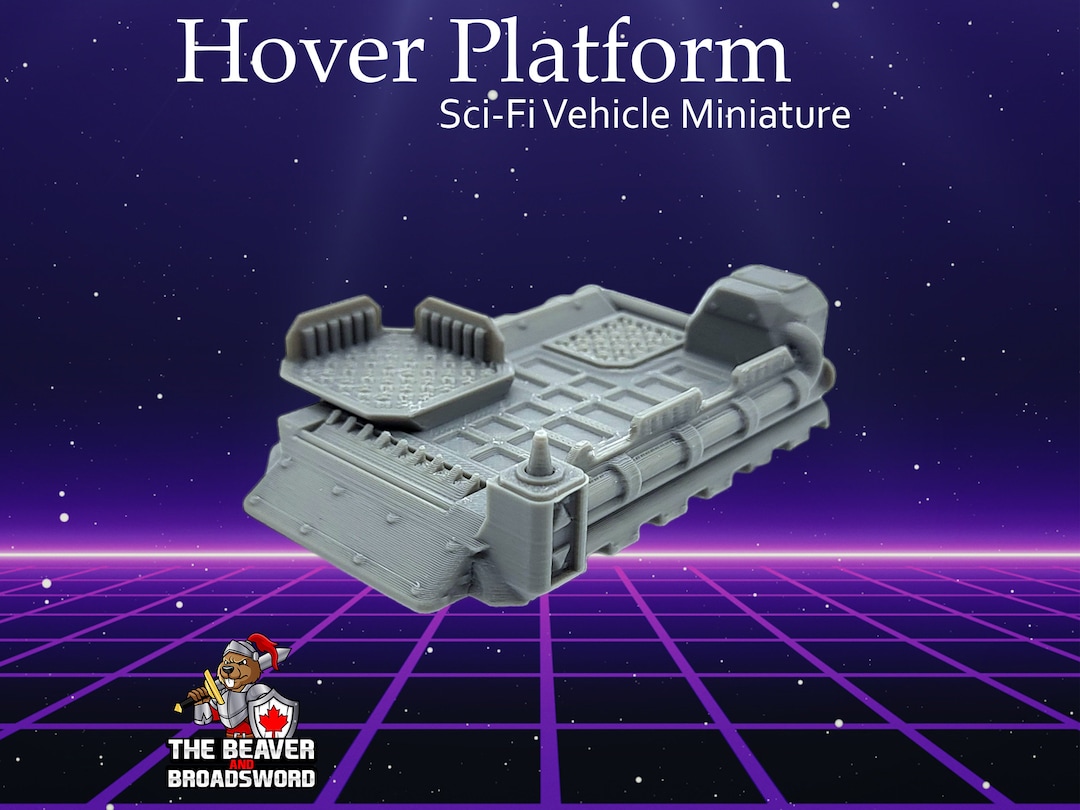 Hover Platform Sci-fi Vehicle Miniature - Scatter Terrain ...