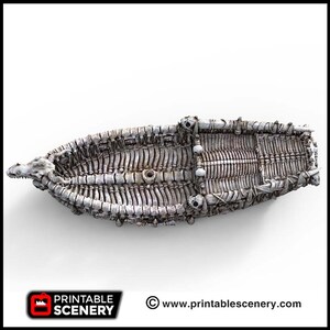 The Undead Sloop - the Lost Ships, Dnd 5E, Pathfinder 2E 15mm 28mm 32mm ...