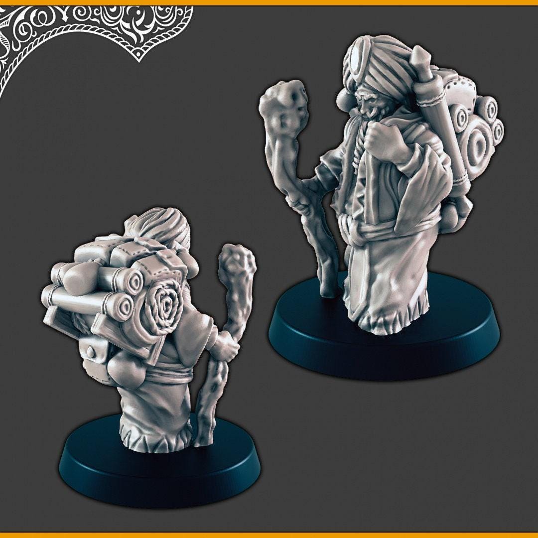 Traveling Desert Merchant - DND Mini, EC3D Scorching Sands, Desert ...