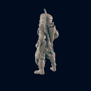 Human Male Woodsman EC3D Dnd Male Villager Ranger Druid Guard 32mm ...