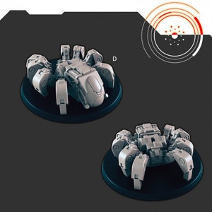 Sci-fi Large Bots Mini Set - EC3D | Legion | Cyberpunk | Starfinder ...