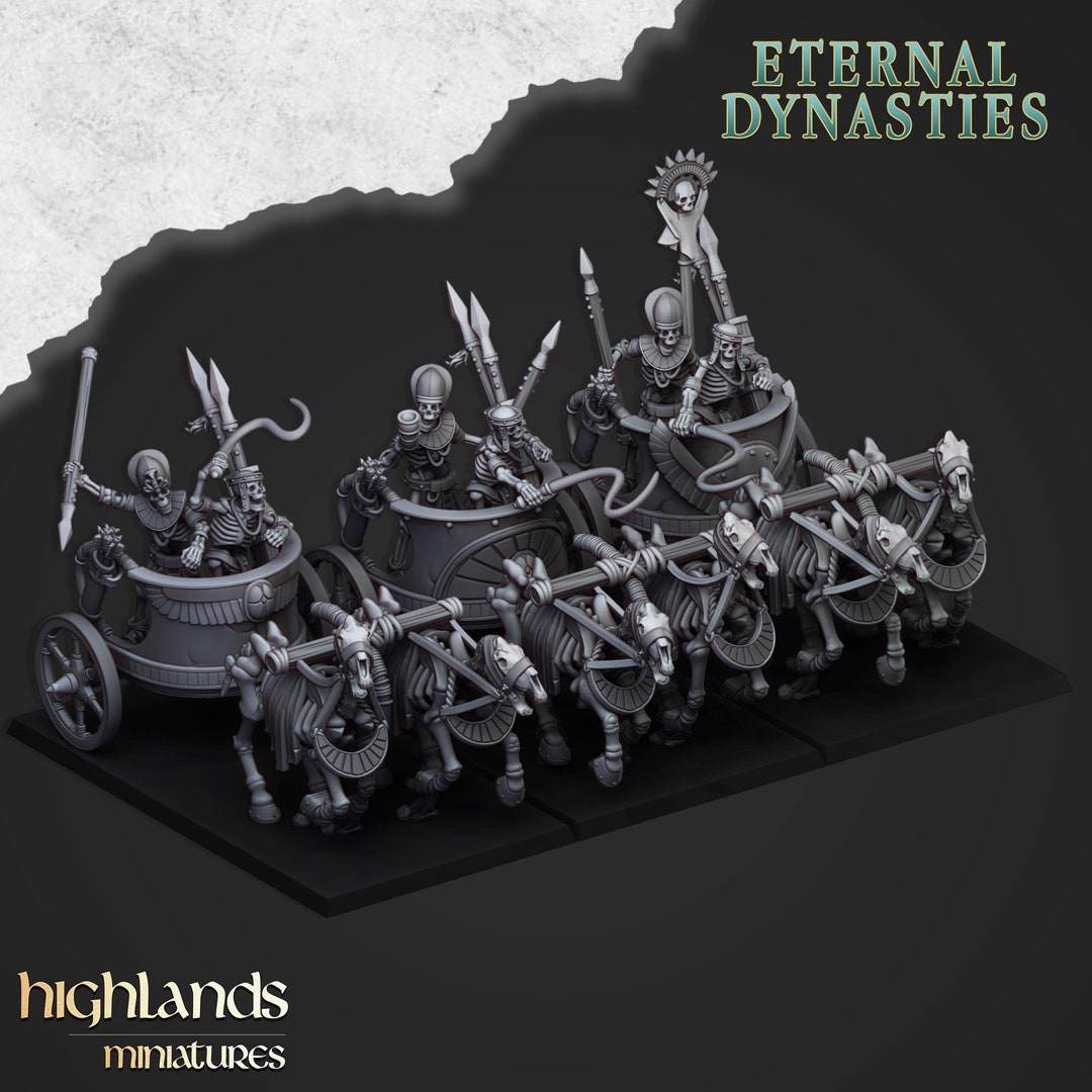 Ancient Skeletal Chariots Highlands Miniatures Undead Skeleton Lich ...